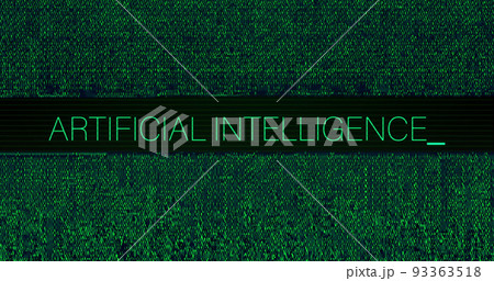 Image of interference over artificial...のイラスト素材 [93363518] - PIXTA