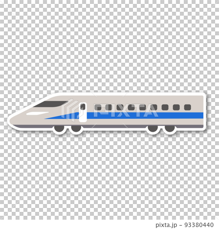 Shinkansen illustration - Stock Illustration [93380440] - PIXTA