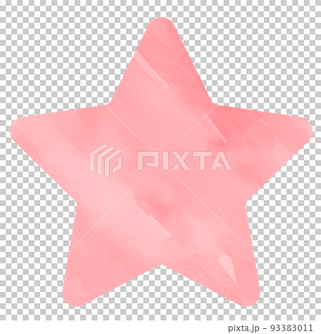 Illustration material Rounded stars drawn in... - Stock Illustration ...