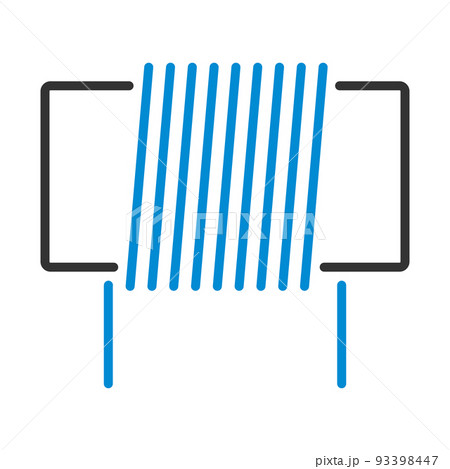 Inductor Coil Iconのイラスト素材 [93398447] - PIXTA