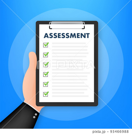 Clipboard checklist with assessment. Assessment...のイラスト素材 [93466988] - PIXTA