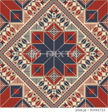 Tatreez pattern 66のイラスト素材 [93492712] - PIXTA