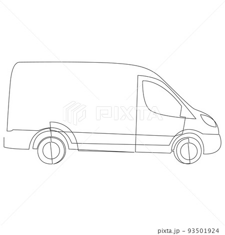 Cargo Van Drawing