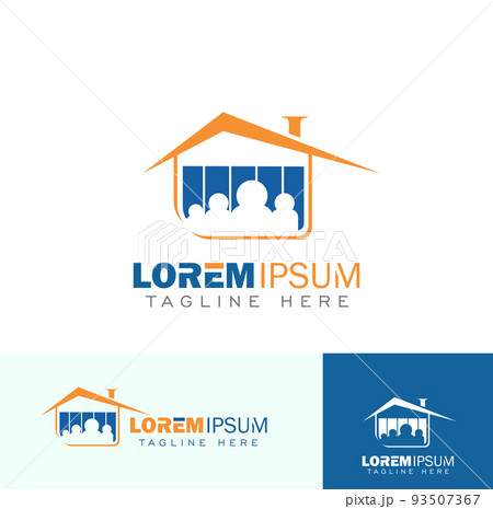 Family Cinema Real Estate Logoのイラスト素材 [93507367] - PIXTA