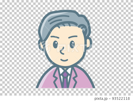 Office worker bust up icon - Stock Illustration [93522118] - PIXTA