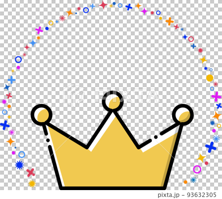 金色の王冠のアイコン。優勝、勝者を示すランキング素材。のイラスト素材 [93632305] - PIXTA