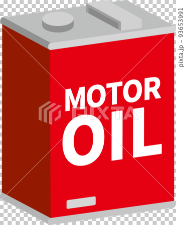 Illustration of red engine oil seen from an angle - Stock Illustration ...