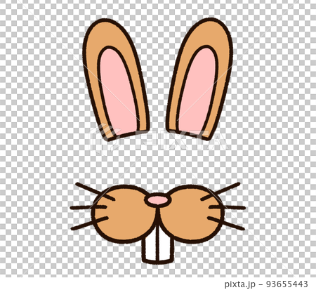 Rabbit transformation parts set - Stock Illustration [93655443] - PIXTA