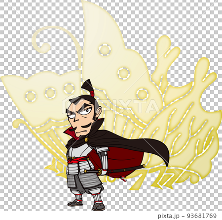 Nobunaga Oda with a sloppy feeling [3... - Stock Illustration [93681769 ...