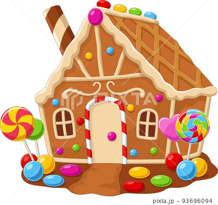 Hansel And Gretel Gingerbread House Clipart