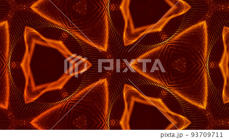3d render. Gold motion design background with...のイラスト素材 [93709711] - PIXTA