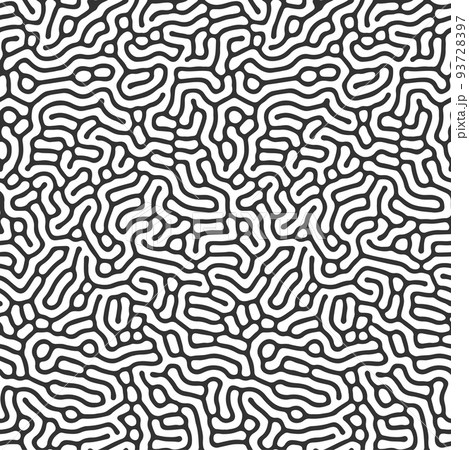 Abstract seamless pattern. Organic curves....のイラスト素材 [93728397] - PIXTA