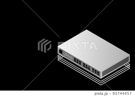 Isometric Switch with Up link Portのイラスト素材 [93744457] - PIXTA