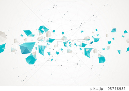 Abstract polygonal vector background with...のイラスト素材 [93758985] - PIXTA
