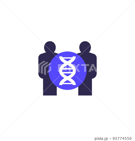 clones or cloning icon on whiteのイラスト素材 [93774550] - PIXTA