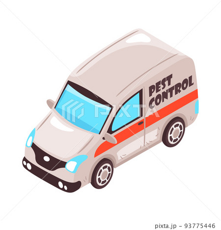 Pest Control Carのイラスト素材 [93775446] - PIXTA
