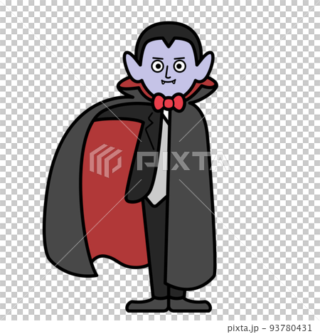 A simple illustration of Dracula that is easy... - Stock Illustration ...