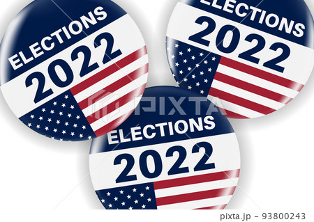 US, USA, american election, voting sign. 2022...のイラスト素材 [93800243] - PIXTA