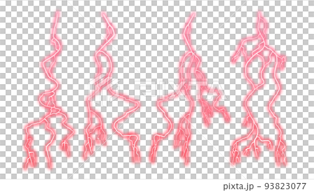 red thunder - Stock Illustration [93823077] - PIXTA