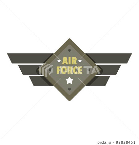 Air force icon logo, flat styleのイラスト素材 [93828451] - PIXTA