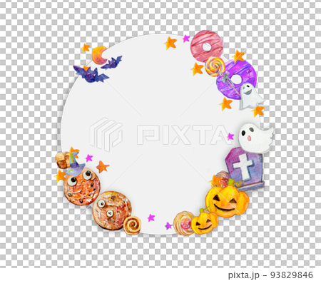 halloween round frame - Stock Illustration [93829846] - PIXTA