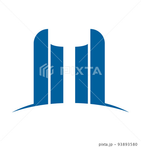 Twin Tower Patriot day Vector icon designのイラスト素材 [93893580] - PIXTA