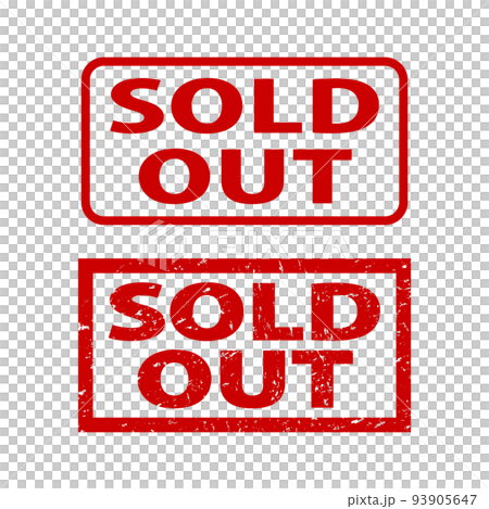 SOLD OUT: English square rubber stamp set... - Stock Illustration ...