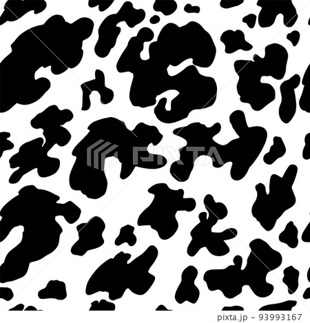 Animal background. Cow Hide, Holstein cattle...のイラスト素材 [93993167] - PIXTA