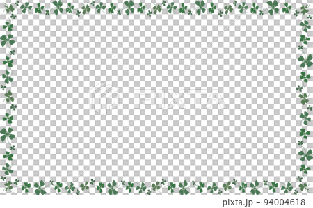 Simple four-leaf frame - Stock Illustration [94004618] - PIXTA