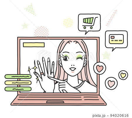 ライブコマースのイラスト素材 [94020616] - PIXTA