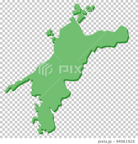Map of Ehime Prefecture - Stock Illustration [94061928] - PIXTA