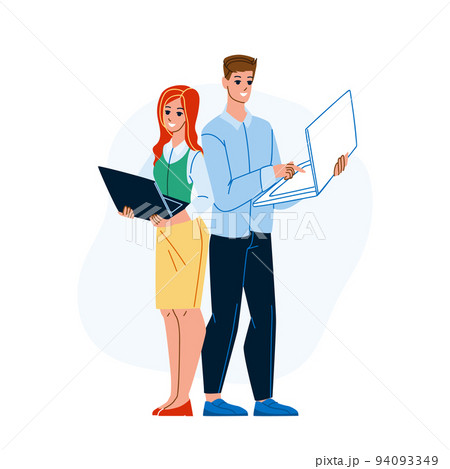 it manager vectorのイラスト素材 [94093349] - PIXTA