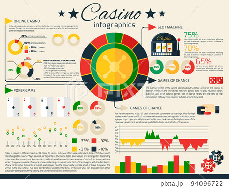 Casino Infographics Setのイラスト素材 [94096722] - PIXTA