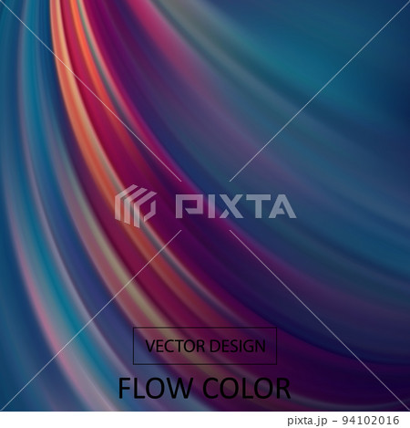Modern colorful stream poster. The background...のイラスト素材 [94102016] - PIXTA