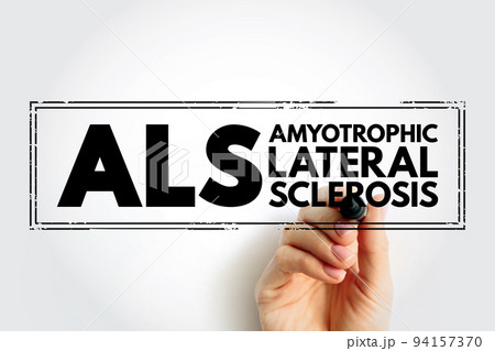 ALS Amyotrophic Lateral Sclerosis - progressive...の写真素材 [94157370] - PIXTA
