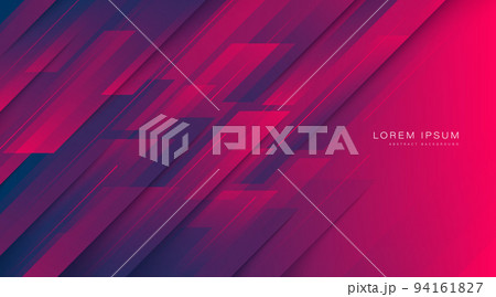 Abstract pink and purple gradient geometric...のイラスト素材 [94161827] - PIXTA