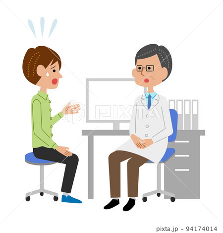 Animated Doctor Talking To Patient