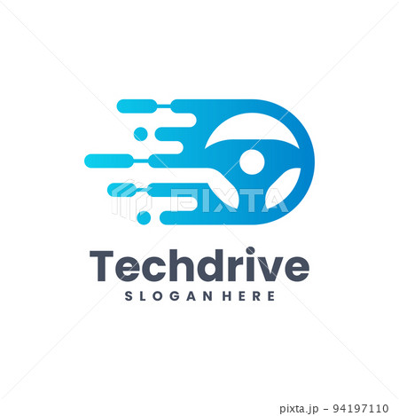 Drive technology logo vector. Smart driving...のイラスト素材 [94197110] - PIXTA