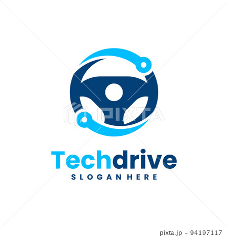 Drive technology logo vector. Smart driving...のイラスト素材 [94197117] - PIXTA