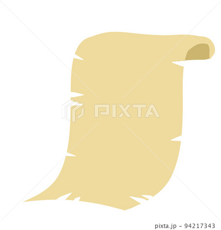 Old paper. Flat cartoon template.のイラスト素材 [94217343] - PIXTA
