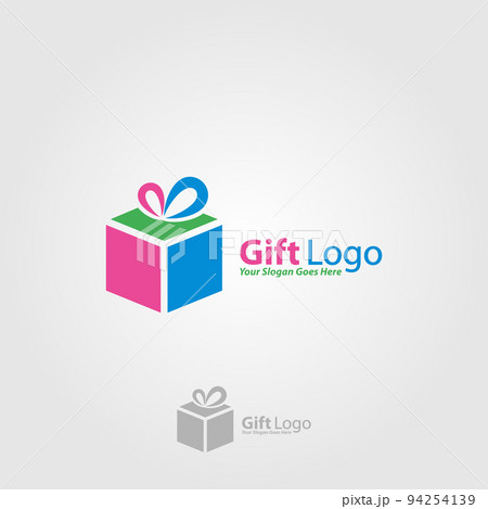 Gift Logo Vector, Icon, Emblem, Gift Shop Logo...のイラスト素材 [94254139] - PIXTA