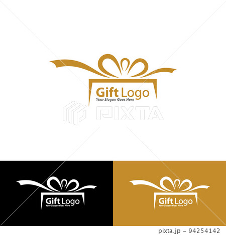 Gift Logo Vector, Icon, Emblem, Gift Shop Logo...のイラスト素材 [94254142] - PIXTA