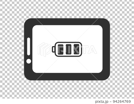 Tablet charging - Stock Illustration [94264769] - PIXTA