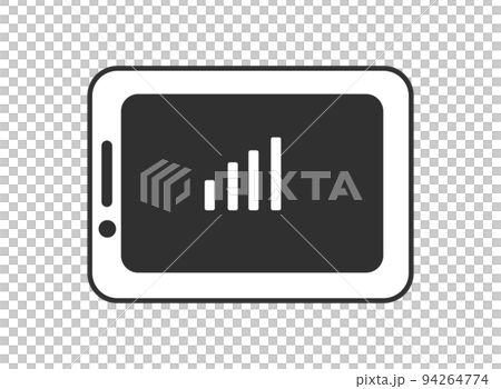 Tablet radio wave - Stock Illustration [94264774] - PIXTA