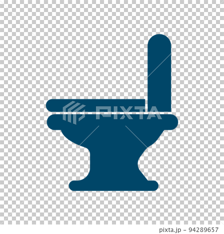 Open toilet icon. toilet seat. vector. - Stock Illustration [94289657 ...