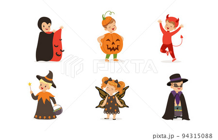 Vector Clip Art Halloween Costume
