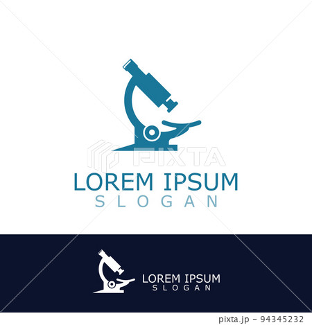 Microscope logo image design. Simple...のイラスト素材 [94345232] - PIXTA