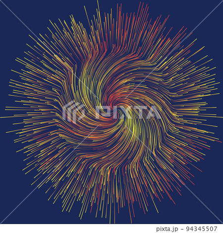 Abstract color dynamic circle background....のイラスト素材 [94345507] - PIXTA
