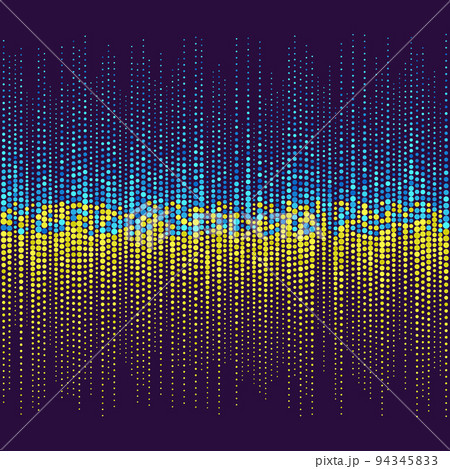 Halftone dots abstract background with blue and...のイラスト素材 [94345833] - PIXTA