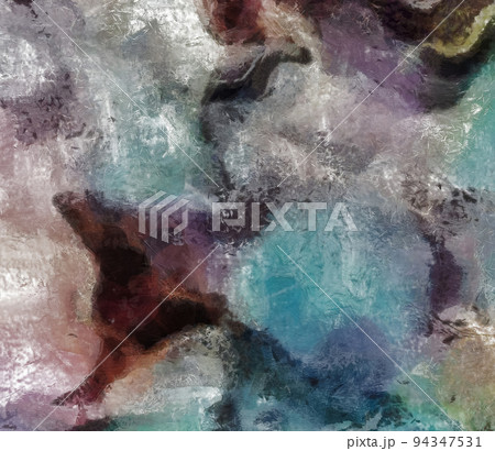 Muted Abstract Paintingのイラスト素材 [94347531] - PIXTA